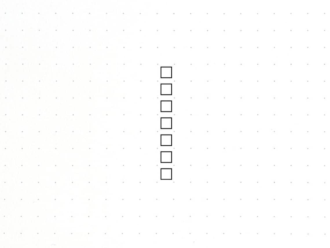 Check Box Stamp, Checklist Stamp, Dot Journal Stamp, to Do List Stamp ...