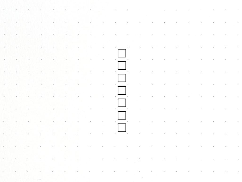 Check Box Stamp Checklist Stamp Dot Journal Stamp to Do - Etsy