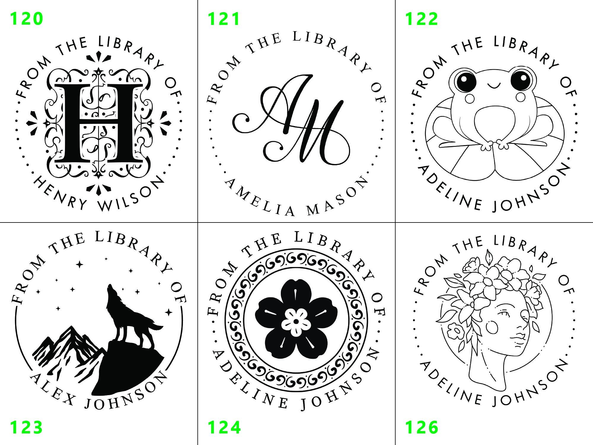 Custom Book Embosser, Personalized Library Book Stamp, Ex Libris Self ...