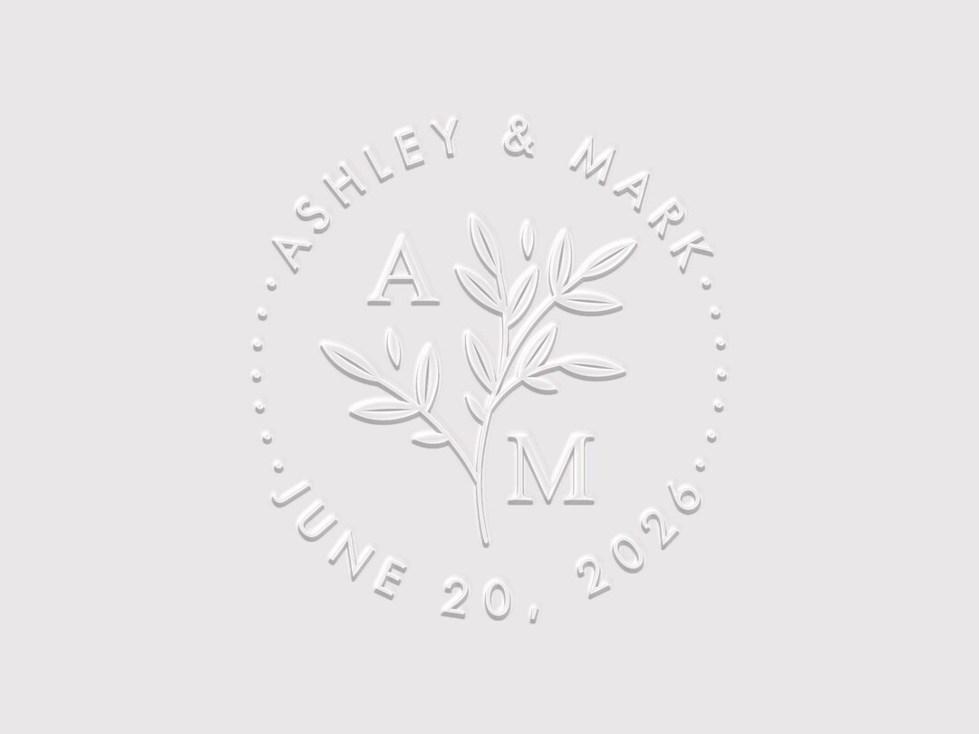 Wedding Embosser Custom | Wedding Favor Embosser | Wedding Envelope ...