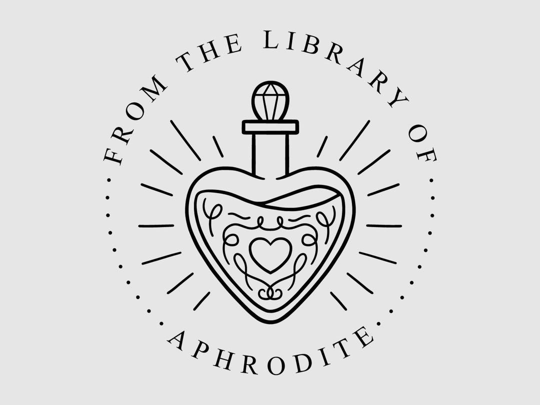 Love Potion Book Stamp Personalized | Magic Potion Book Embosser ...