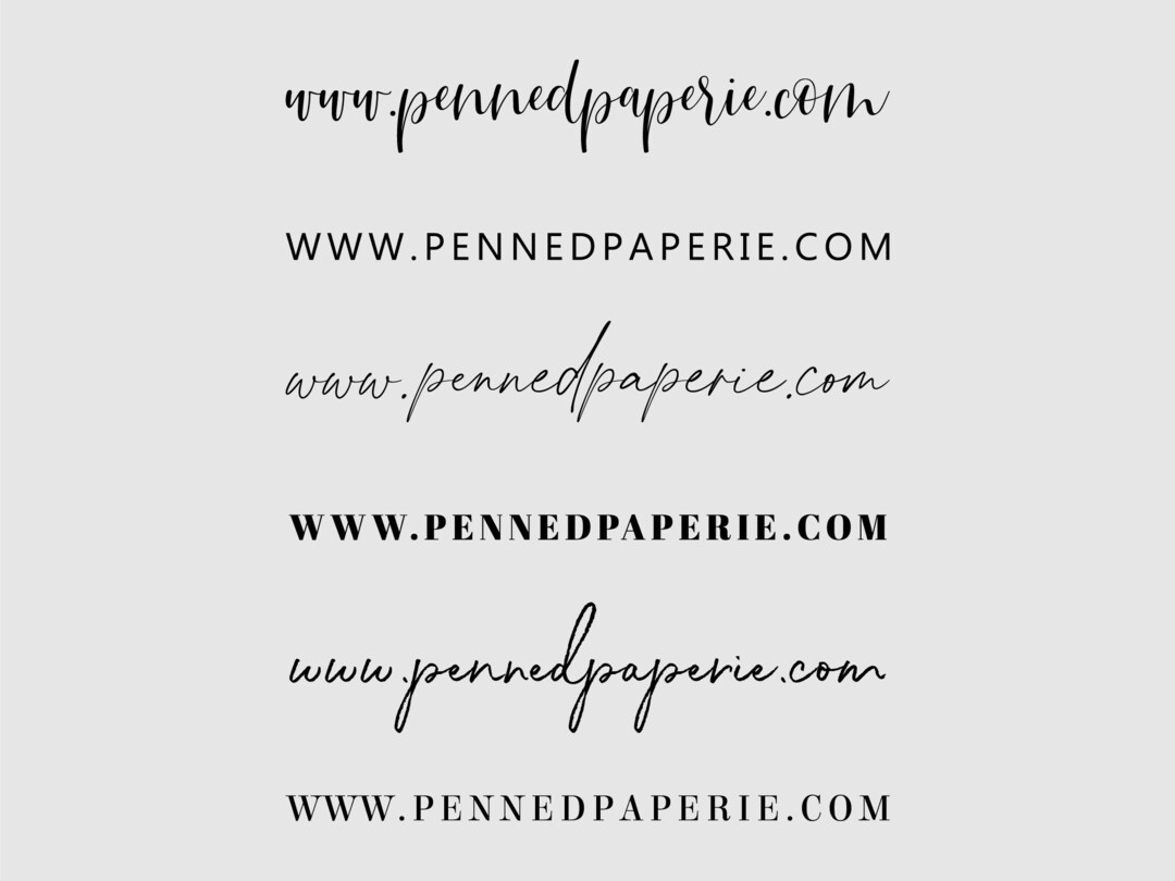 Website Stamp | Custom URL Stamp | Web Address Stamp | Business URL ...