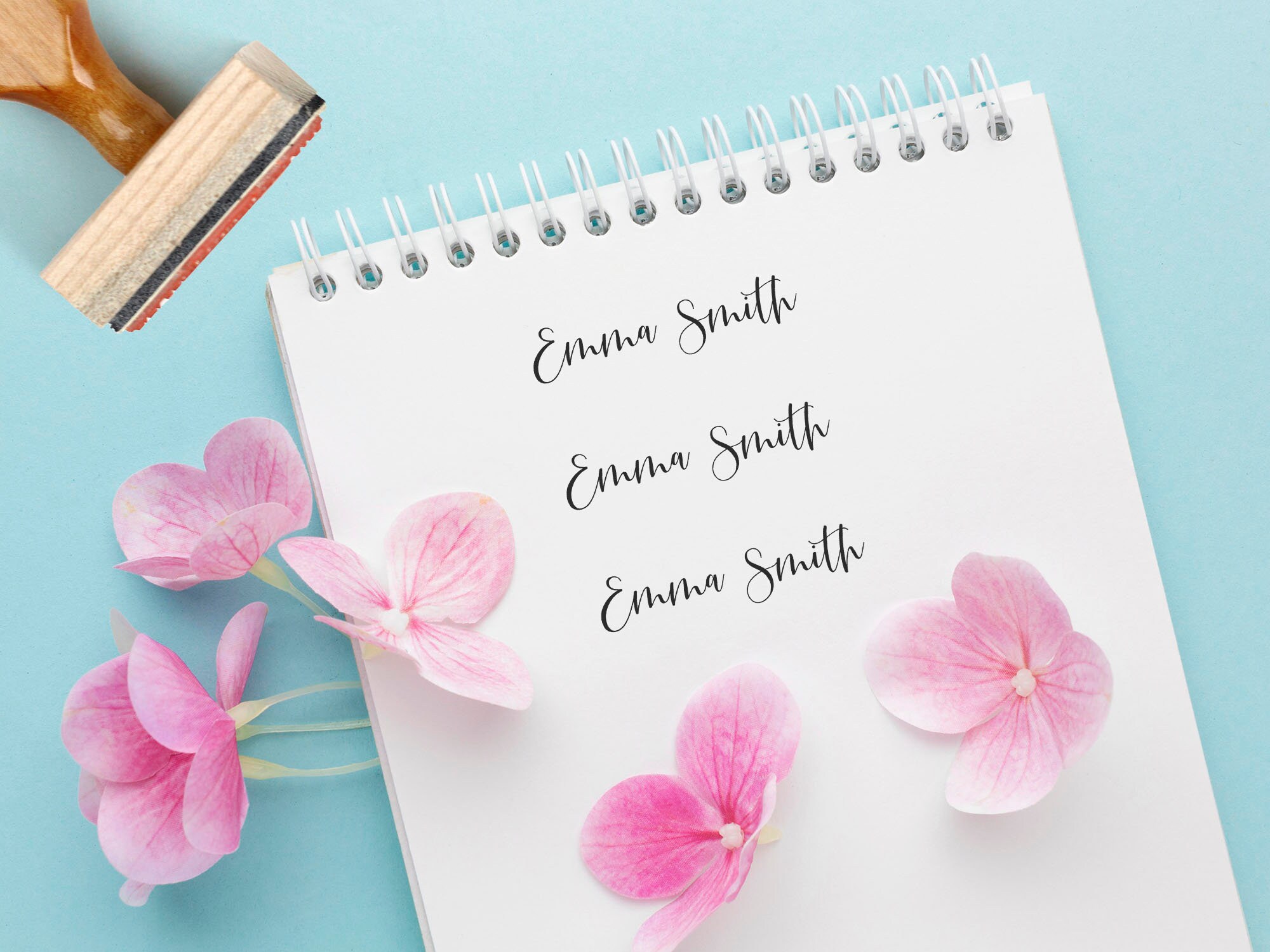 Custom Name Stamp Self Inking Name Stamper Personalized Name - Etsy