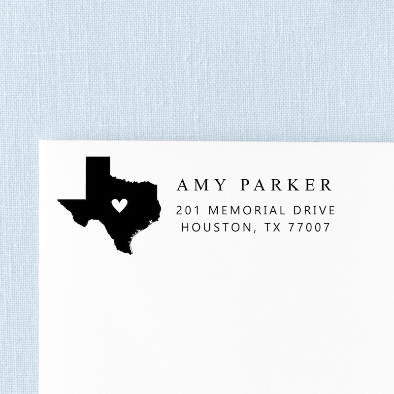 Texas Stamp - Etsy
