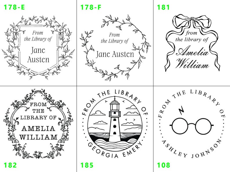 Book Embosser Personalized, From the Library of Stamp, Ex Libris Self ...