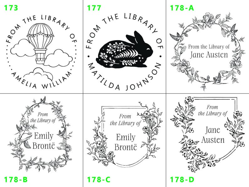 Book Embosser Personalized, From the Library of Stamp, Ex Libris Self ...