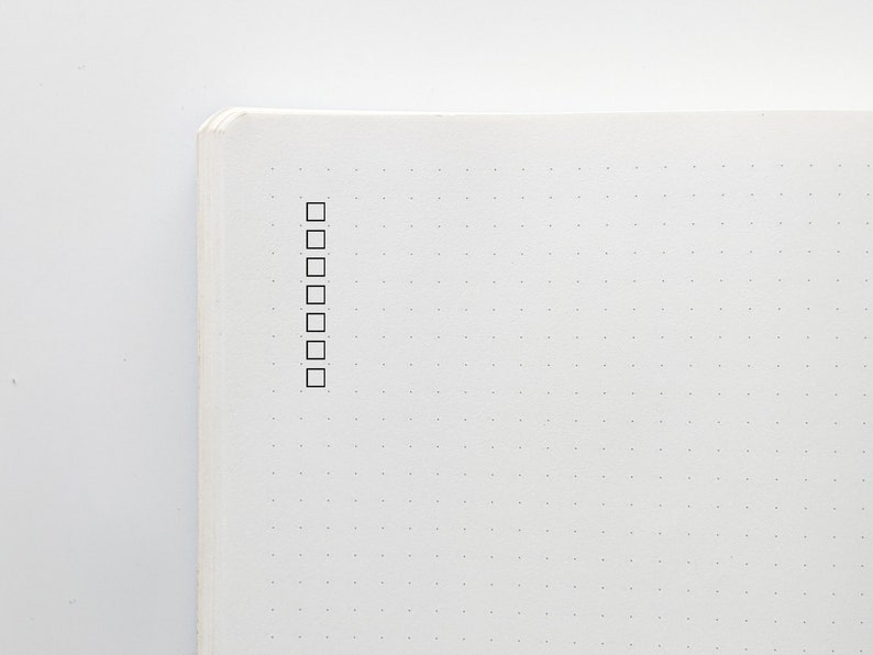 Check Box Stamp, Checklist Stamp, Dot Journal Stamp, to Do List Stamp ...