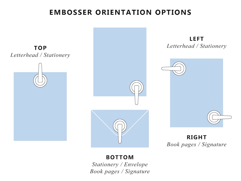 Custom Rectangular Embosser Rectangle Personalized Embosser - Etsy