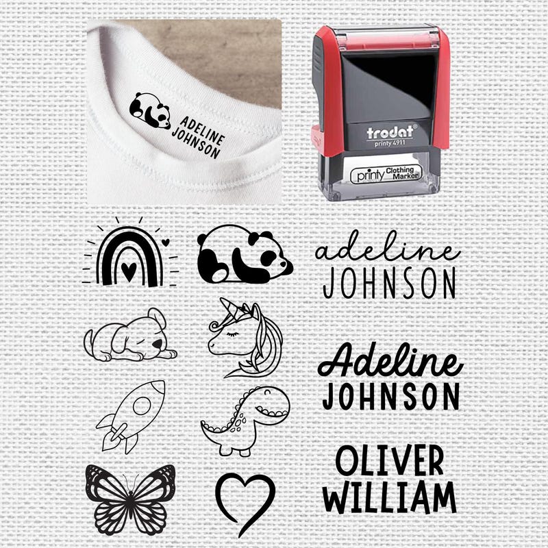 Custom Kid Name Stickers - Etsy