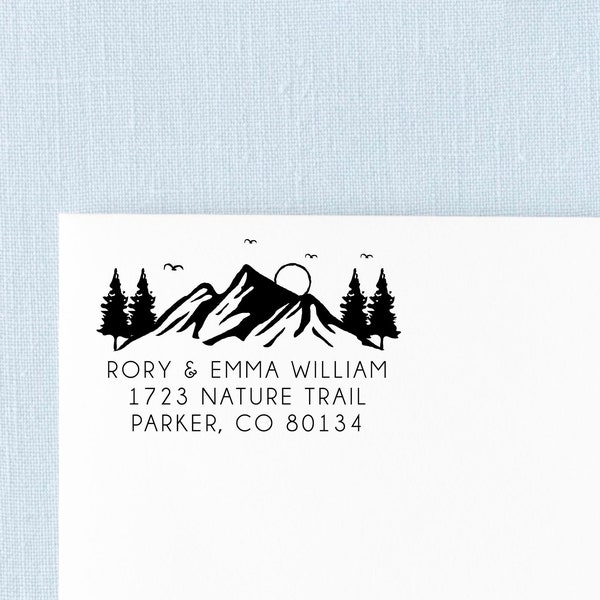 Rubber Address Stamp - Etsy