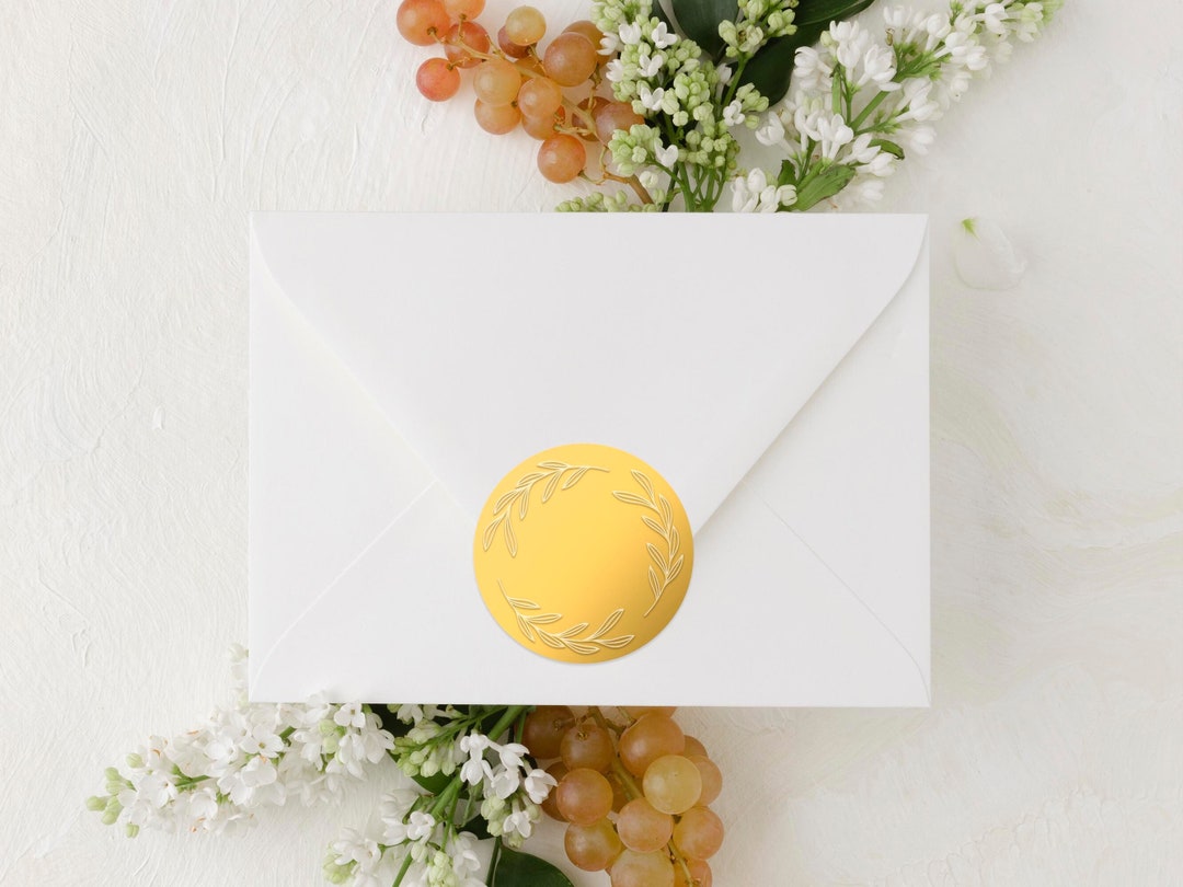 Gold Emboss Stickers | Silver Book Embosser Labels | Embossed Stickers ...