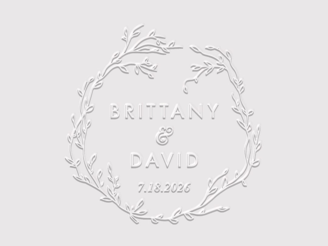 Wedding Logo Embosser | Wedding Invitation Envelope Embosser | Wedding ...