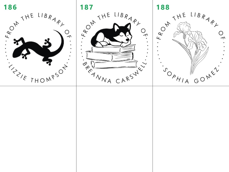 Book Embosser Personalized, From the Library of Stamp, Ex Libris Self ...