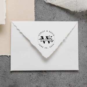 Wedding Logo Stamp | Wedding Monogram Stamp | Custom Wedding Favor ...