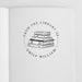 Custom Book Stamp Personalized | Book Stack Stamp | Gifts for Readers ...
