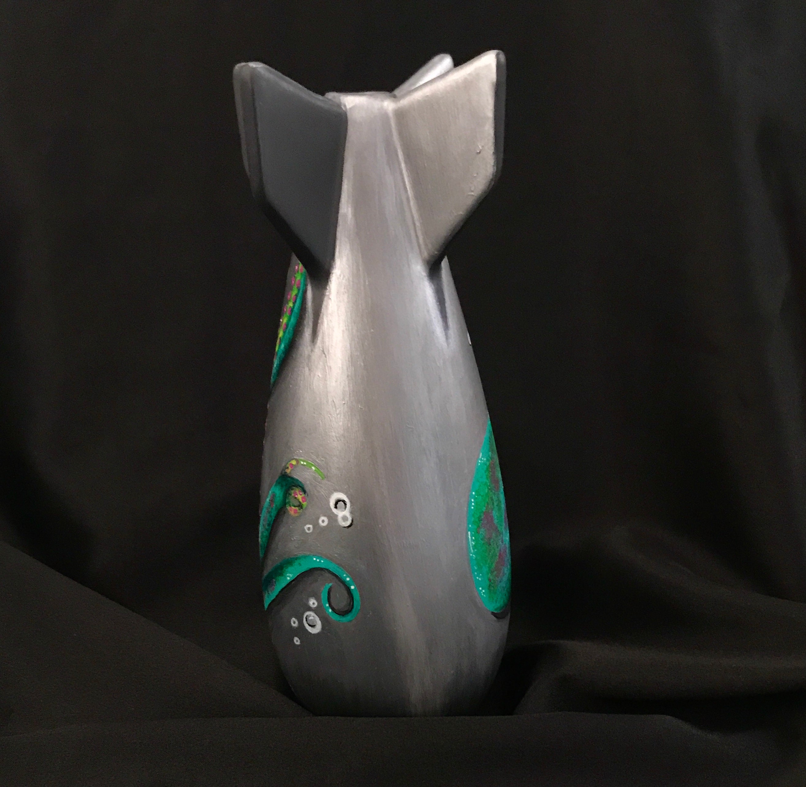 Horror Vase Octopus Bomb Horror Punk Home Decor Ceramic Decorative ...