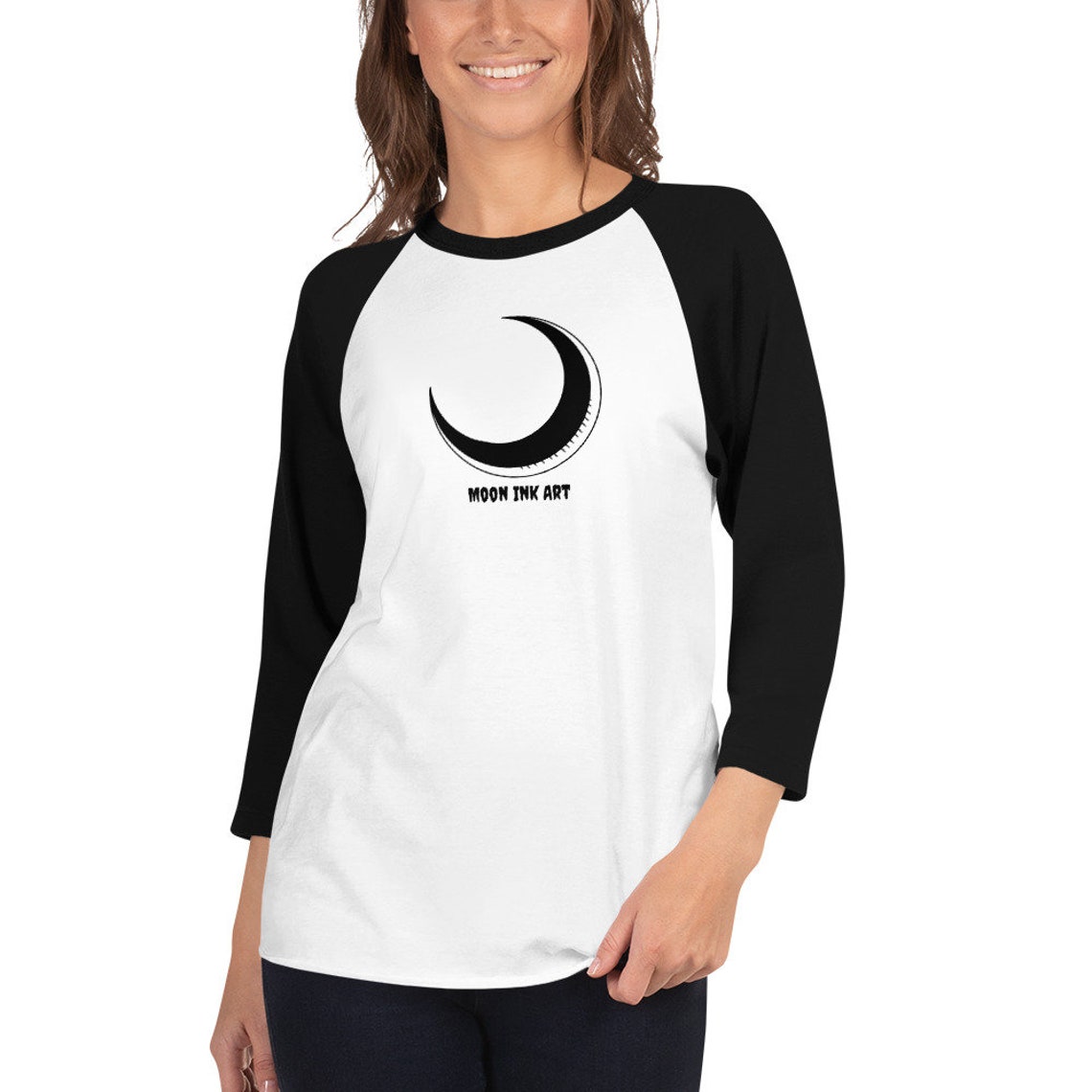 Moon Baseball Shirt Luna Shirt Crescent Moon Shirt Moon Goddess Shirt ...