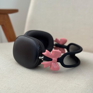 Girly Pink BOW Airpods Max Headphone Attachment Headset Gaming and ...