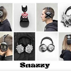 Cute Bow Attachments - 2 Pieces for Headphones (sony XM5, Bose ...