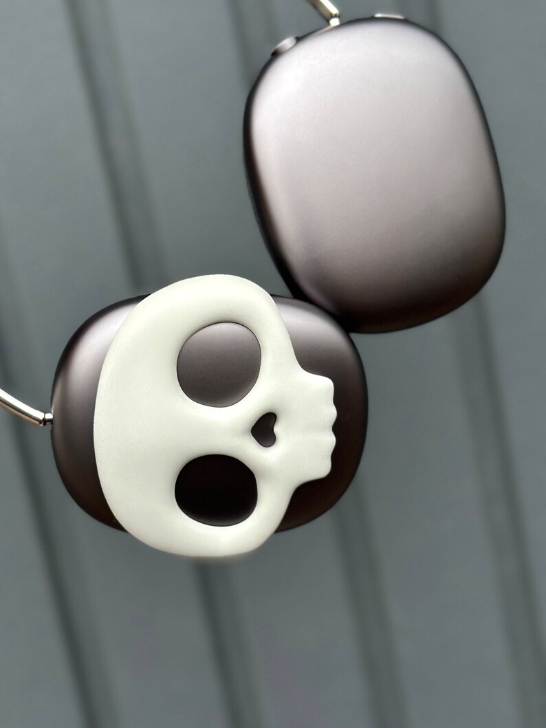 SKULL Airpods Max Headphone Case Attachment Headset Gaming and ...