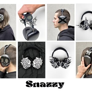 Sharp Cyberpunk Fire Attachment for Airpods Max | Unique Spike Apple ...