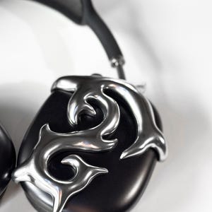 Airpods Max Attachment Chrome Silver / Cyberpunk, Y2K Accessories Wave ...