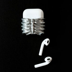 Skeleton Rib Airpods Case Cover, Custom Clear Apple Airpods 1st 2nd 3rd ...