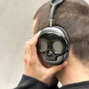SKULL Airpods Max Headphone Case Attachment - Headset Gaming and ...