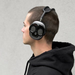 Skull Silver Chrome Airpods Max Attachment - Skeleton Headset Gaming ...