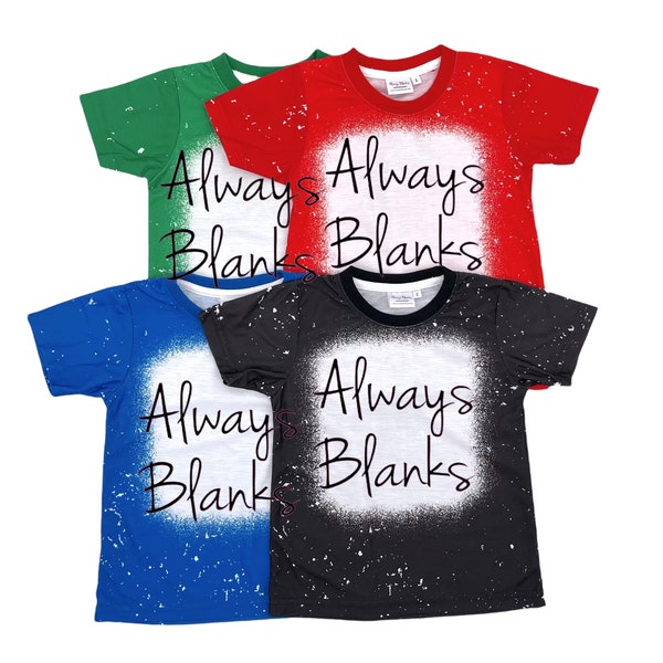 Kids Faux Bleached Sublimation Shirt - Etsy