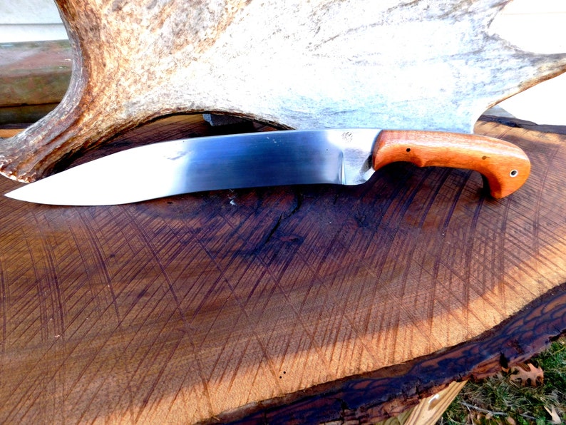 Forged Bowie With 12 Inch Blade and Tigerwood Handles - Etsy