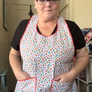 Vintage Style New Handmade Kitchen Apron With Pockets Pullover Style ...