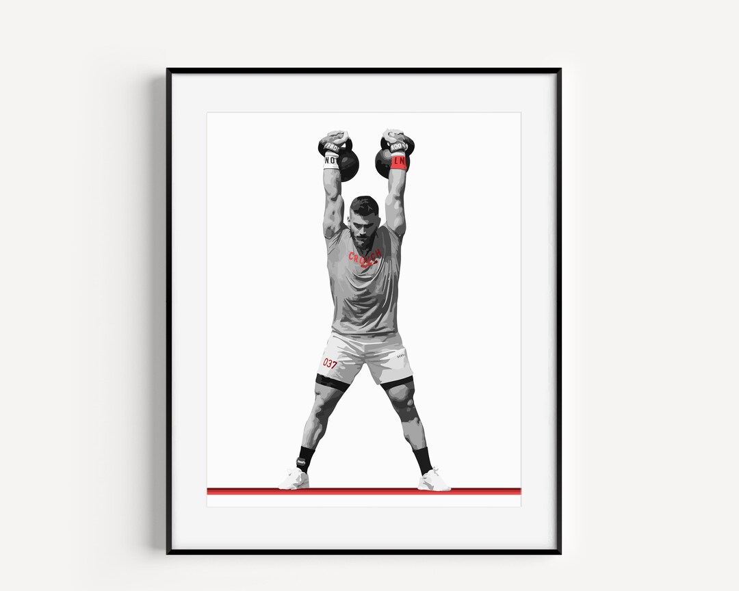 16x20 Jay Crouch Crossfit Stencil Artwork : Printable - Etsy