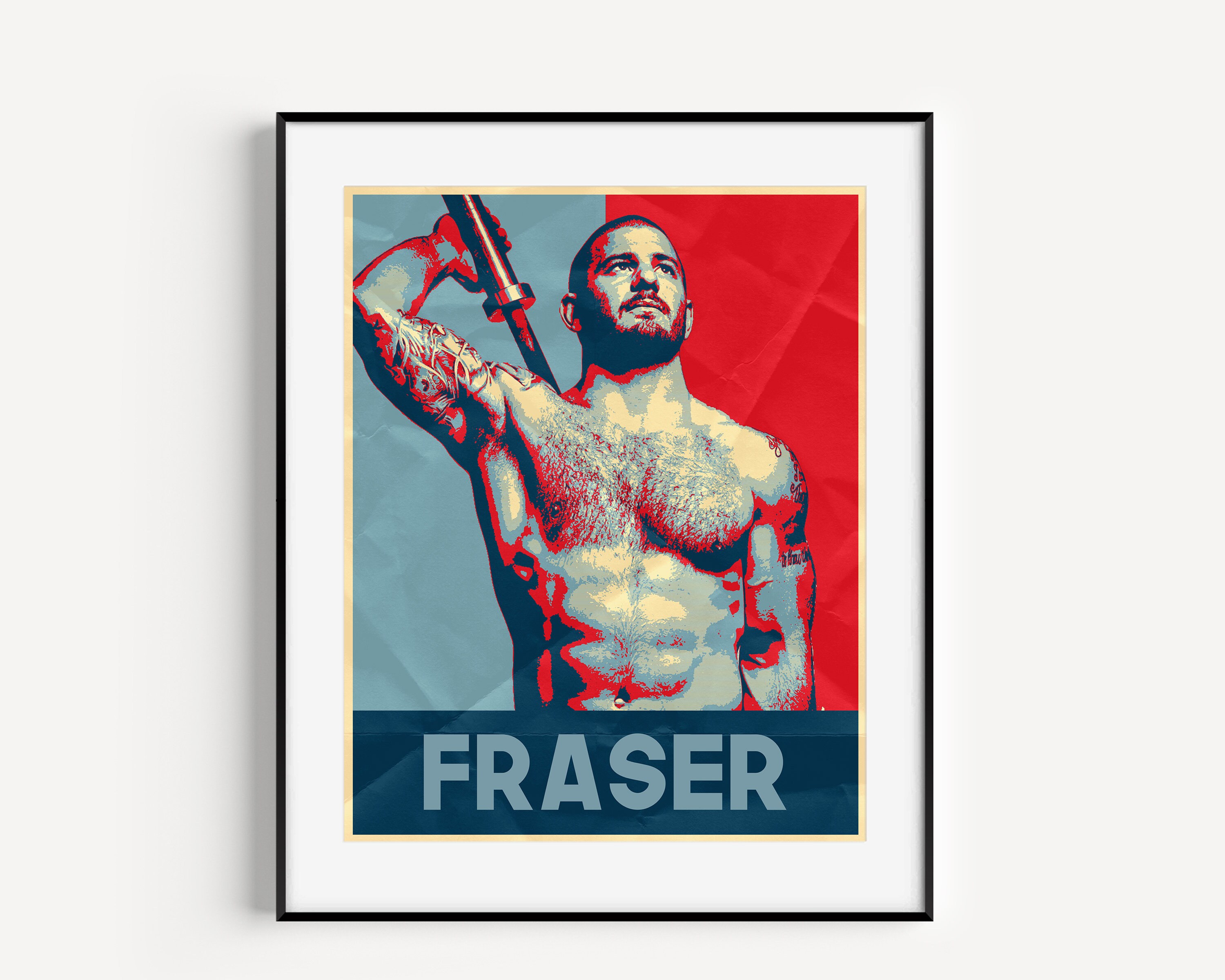 16x20 Mat Fraser PLUS Hard Work Pays off Crossfit - Etsy
