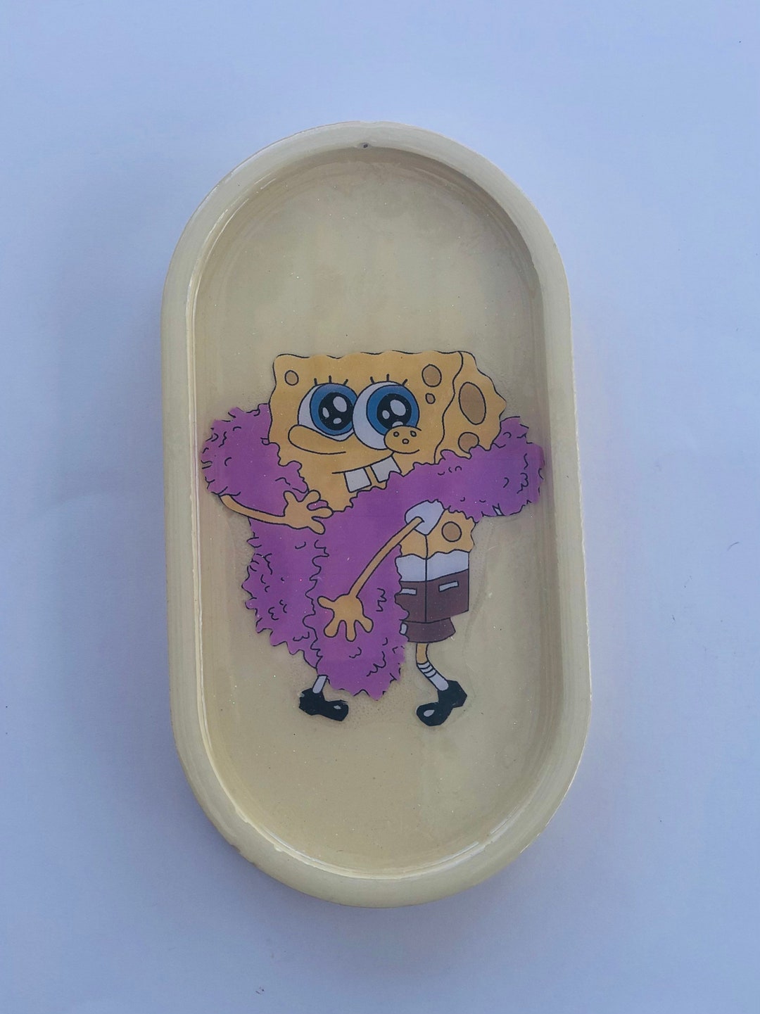 Bougie Spongebob Tray - Etsy