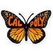 Cal Poly Butterfly Sticker - Etsy
