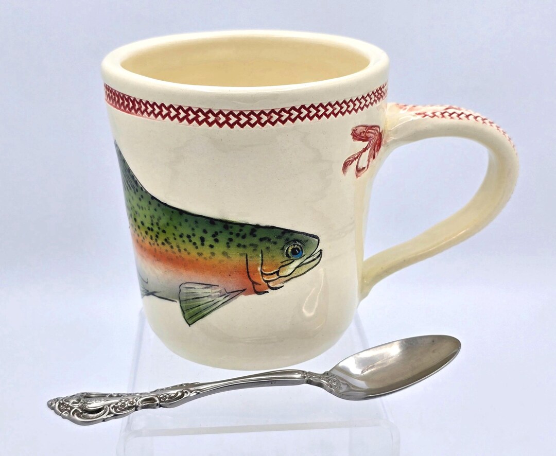 Large Rainbow Trout Mug - Etsy