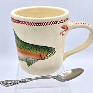 Large Rainbow Trout Mug - Etsy