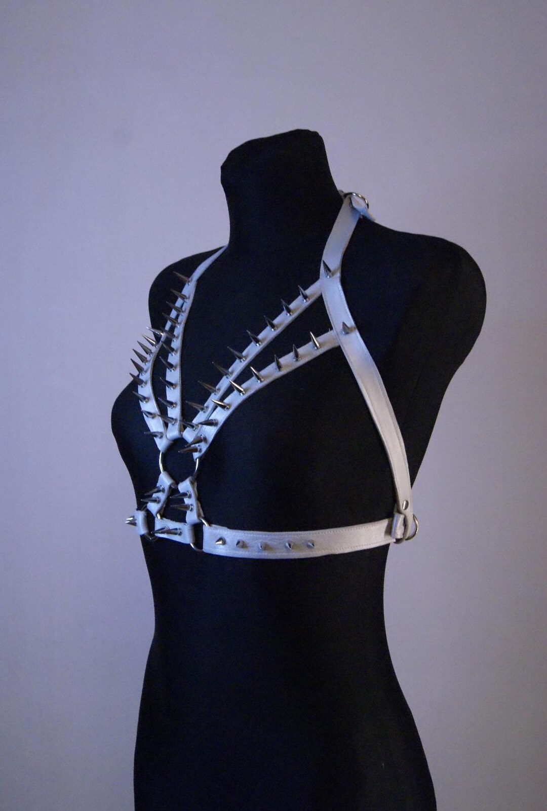 Silver Harness With Spikes - Etsy
