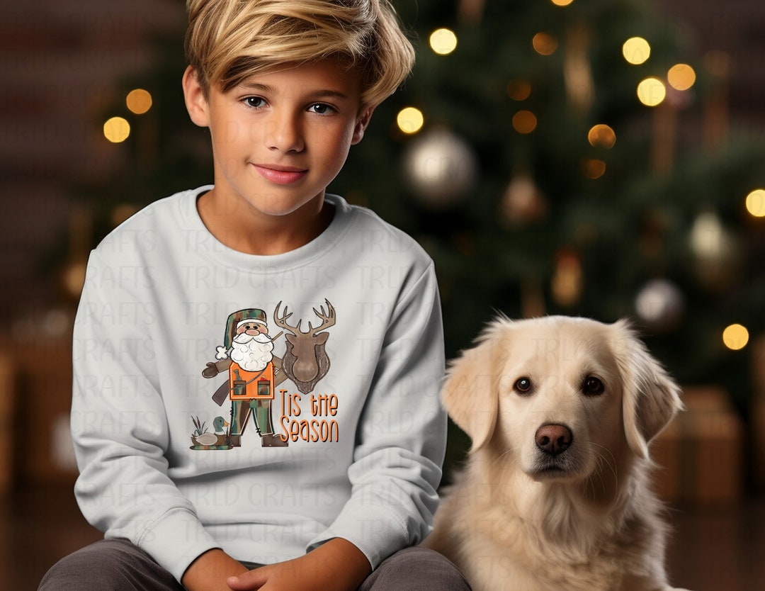 Hunting Santa PNG Digital Download - Etsy