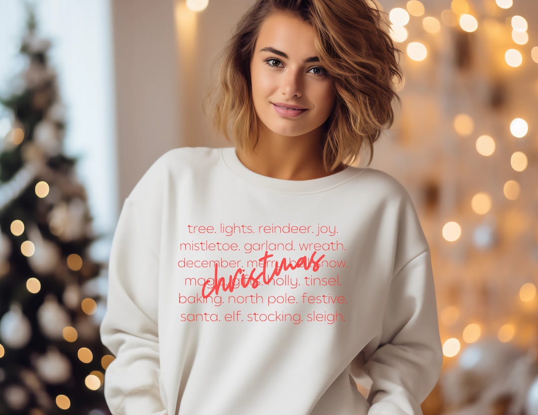 Christmas Words PNG Digital Download - Etsy