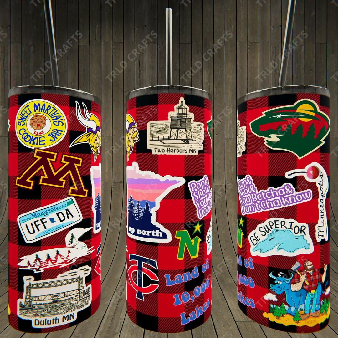 Minnesota Tumbler Wrap Sublimation Digital Download - Etsy