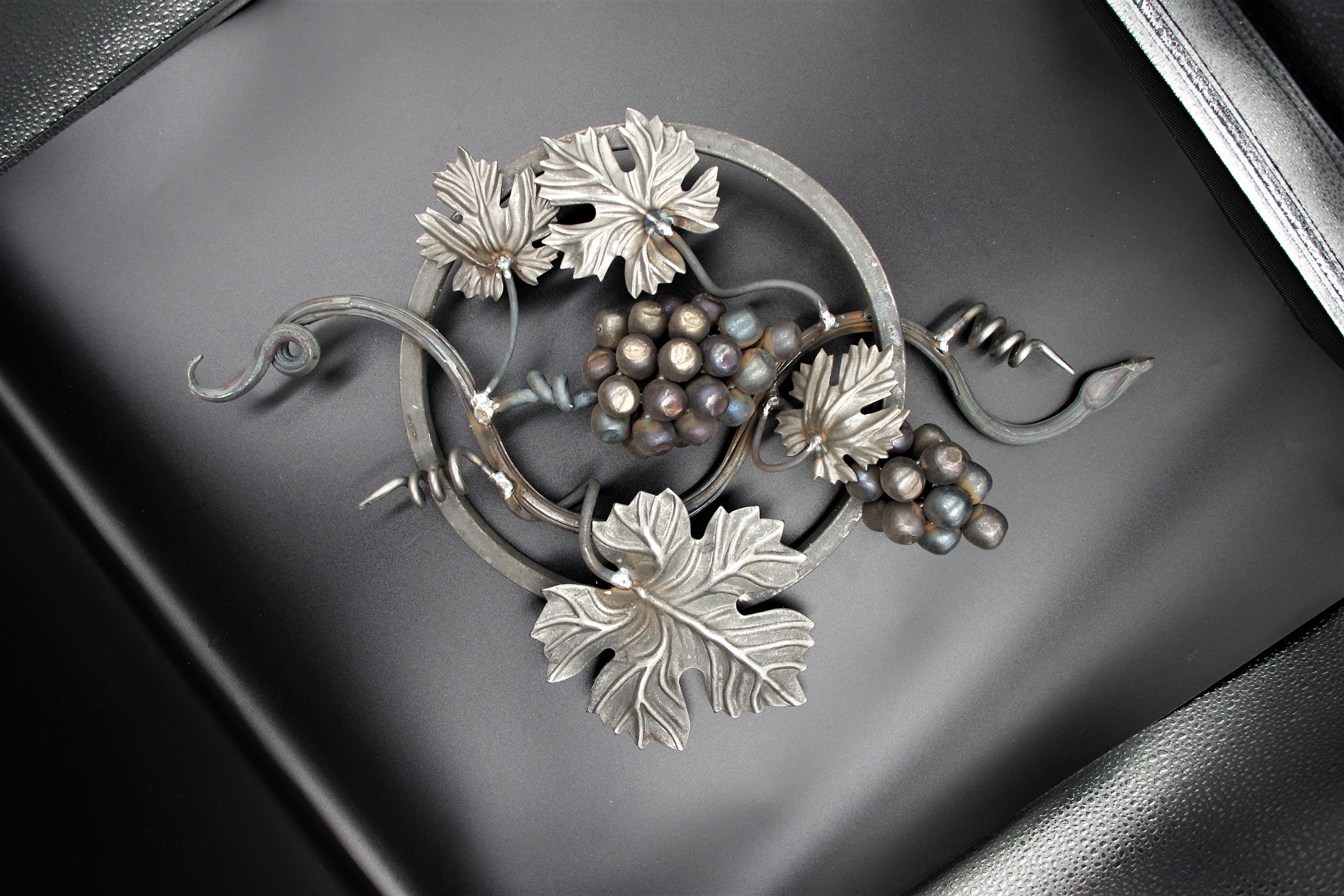 Lovely Big Steel Grapes Rosette Wall Art Metal Craft Work - Etsy