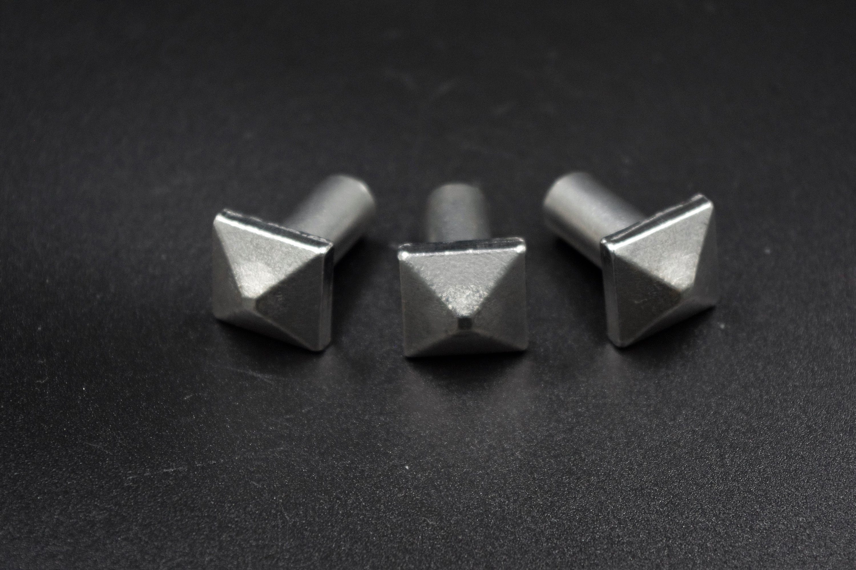 Square Pyramid Type Iron Rivets | Blacksmith Made | Forging Component ...