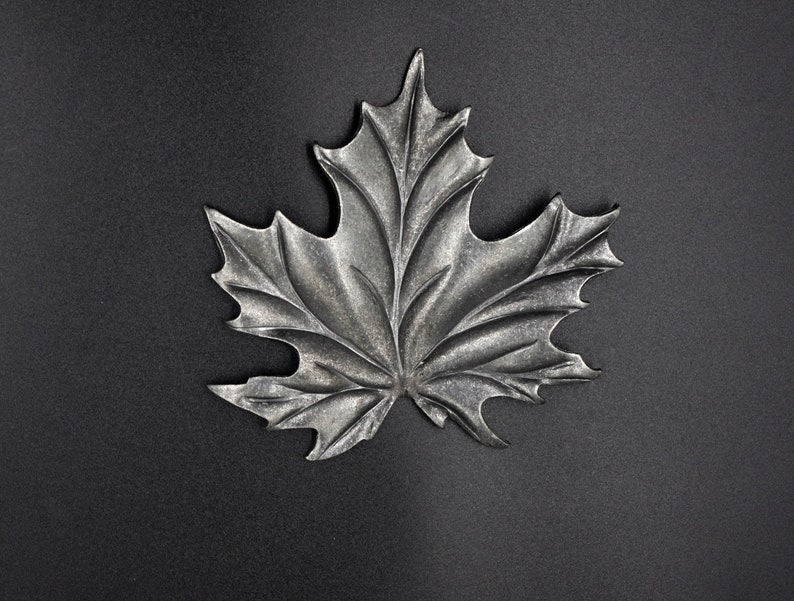 Lovely Large Steel Maple Leafs Wall Art Element Architecture - Etsy