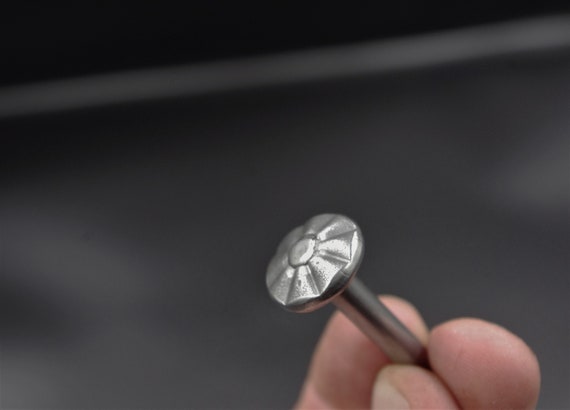Iron Rivets Whit a Round Flower-shaped Head for DIY Project - Etsy