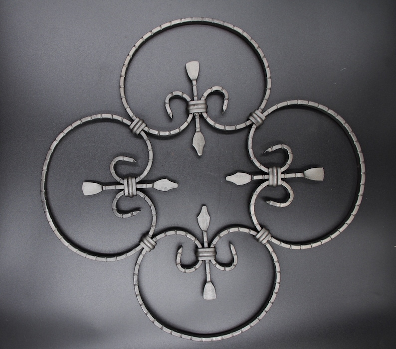 Ornamental Steel Grille Forged Steel Panel Decorative Metal - Etsy