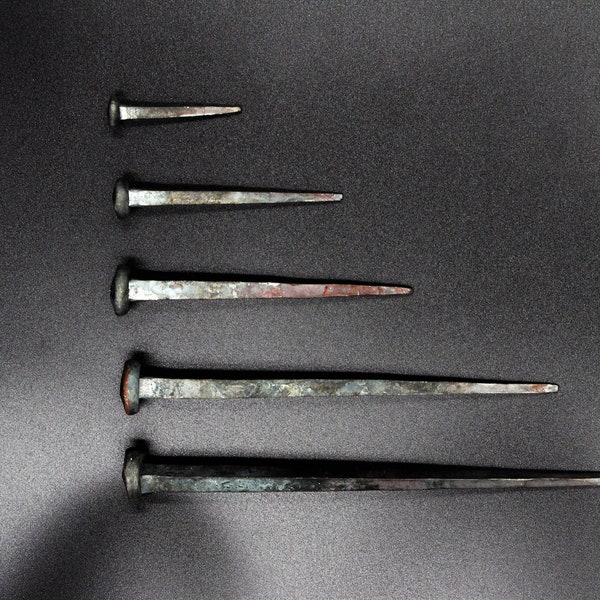 Forged Iron Nails - Etsy UK