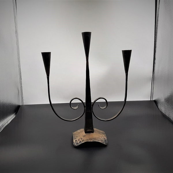 Hand Forged Candelabra - Etsy