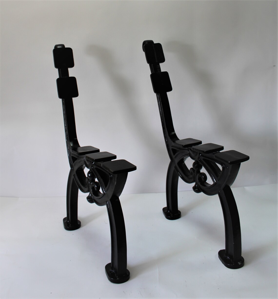 Antique Bench Legs | Set of Bench Legs | Cast Aluminum Bench Legs ...